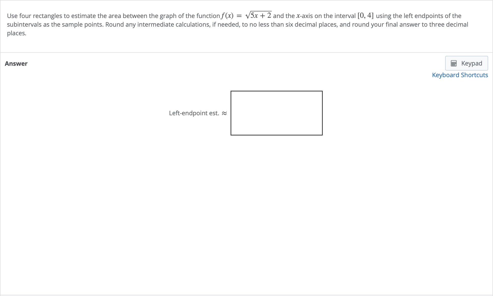 Solved Use four rectangles to estimate the area between the | Chegg.com