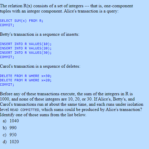 Solved The relation R(x) consists of a set of integers --- | Chegg.com