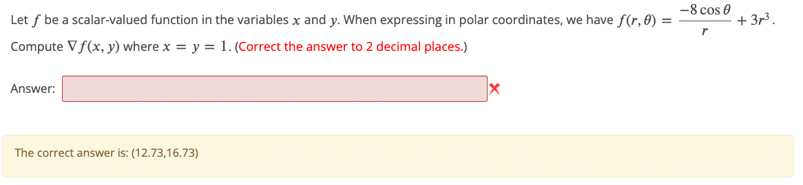 Solved Let f be a scalar-valued function in the variables x | Chegg.com