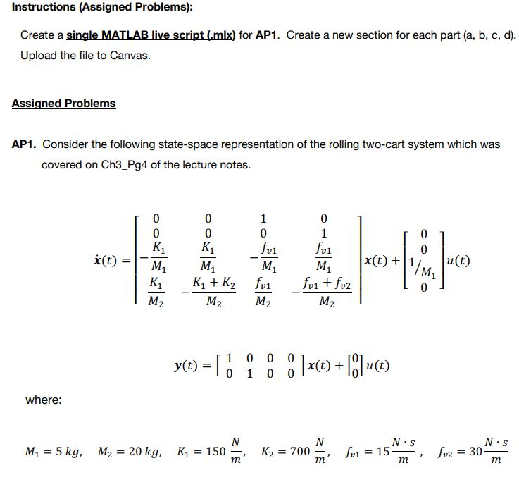 Instructions (Assigned Problems): Create a single | Chegg.com