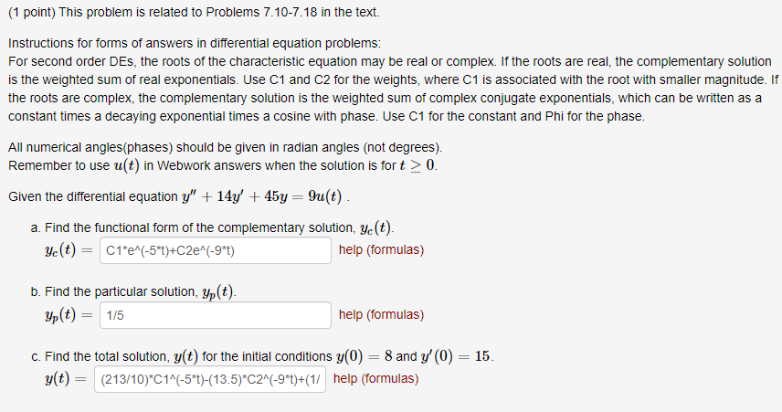 Solved Hi, I have all but the last part correct and I don't | Chegg.com