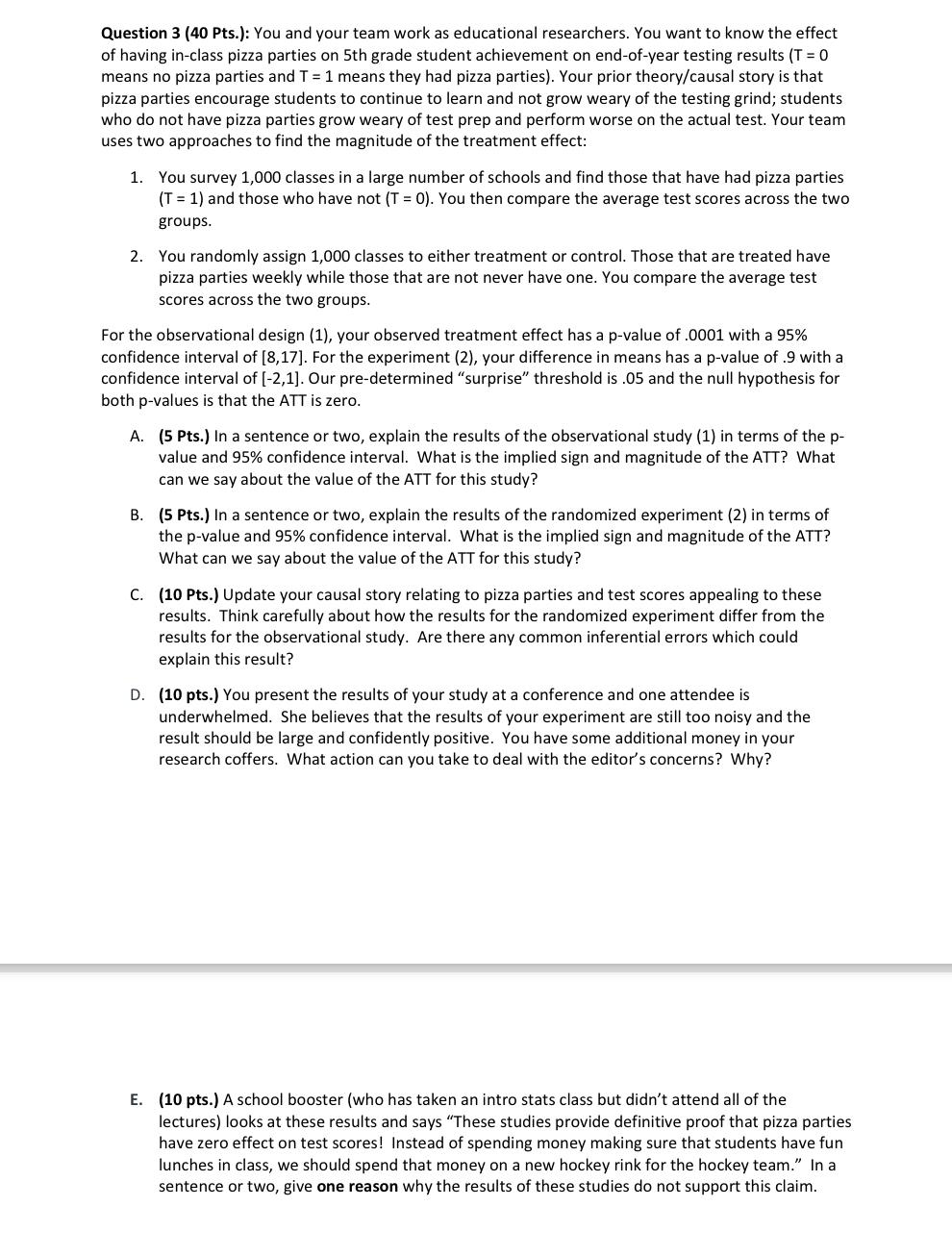 Solved Question 3 (40 Pts.): You and your team work as | Chegg.com