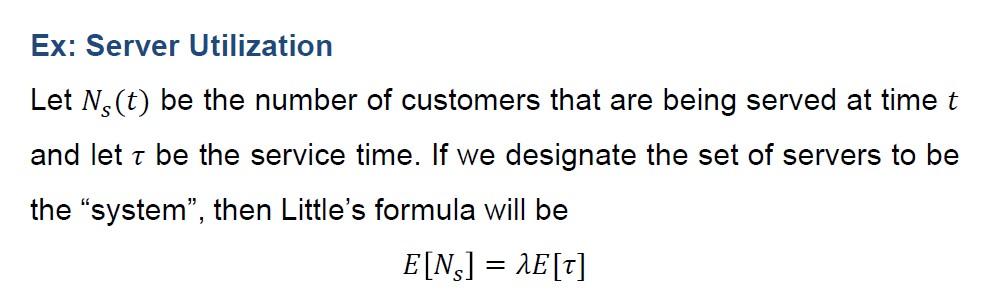 Solved Ex: Server Utilization Let Ng(t) be the number of | Chegg.com