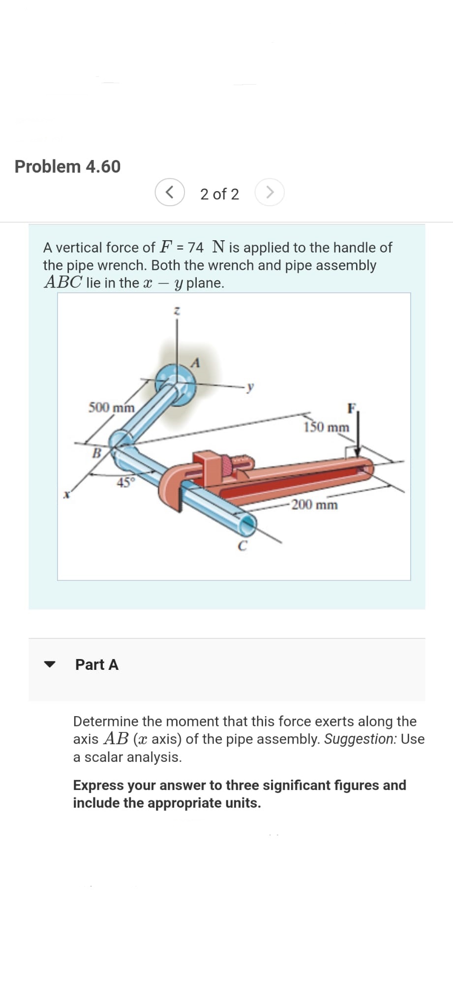 Solved The towline exerts a force of P=6.8kN at the end of | Chegg.com