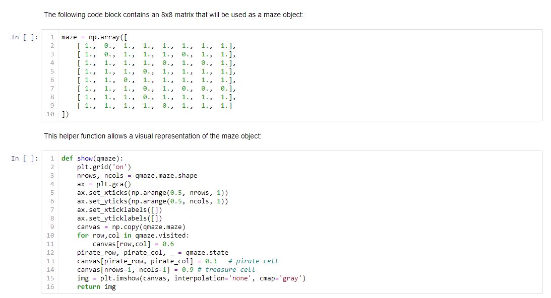Solved Treasure Hunt Game Notebook Read and Review Your | Chegg.com