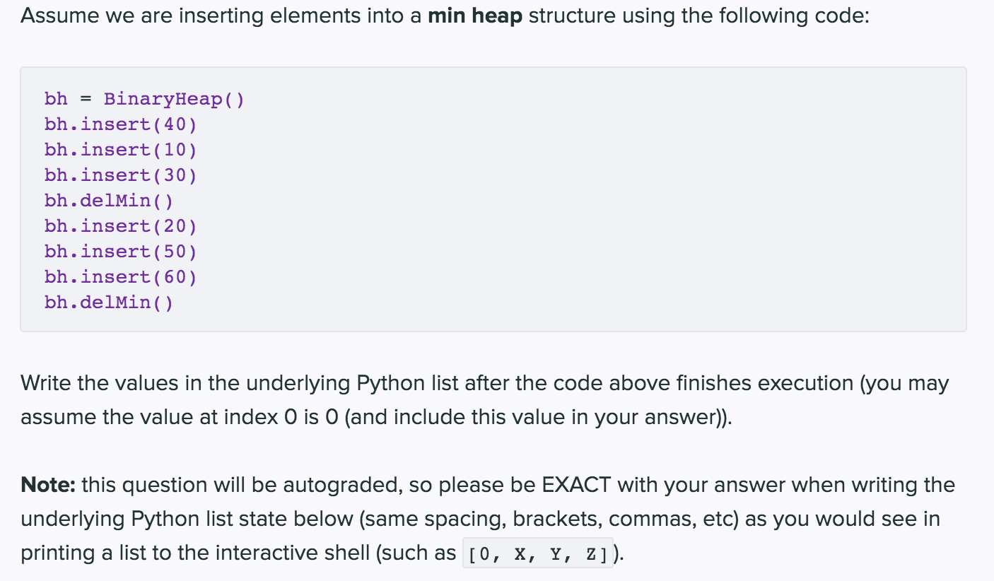 Solved Assume we are inserting elements into a max heap | Chegg.com