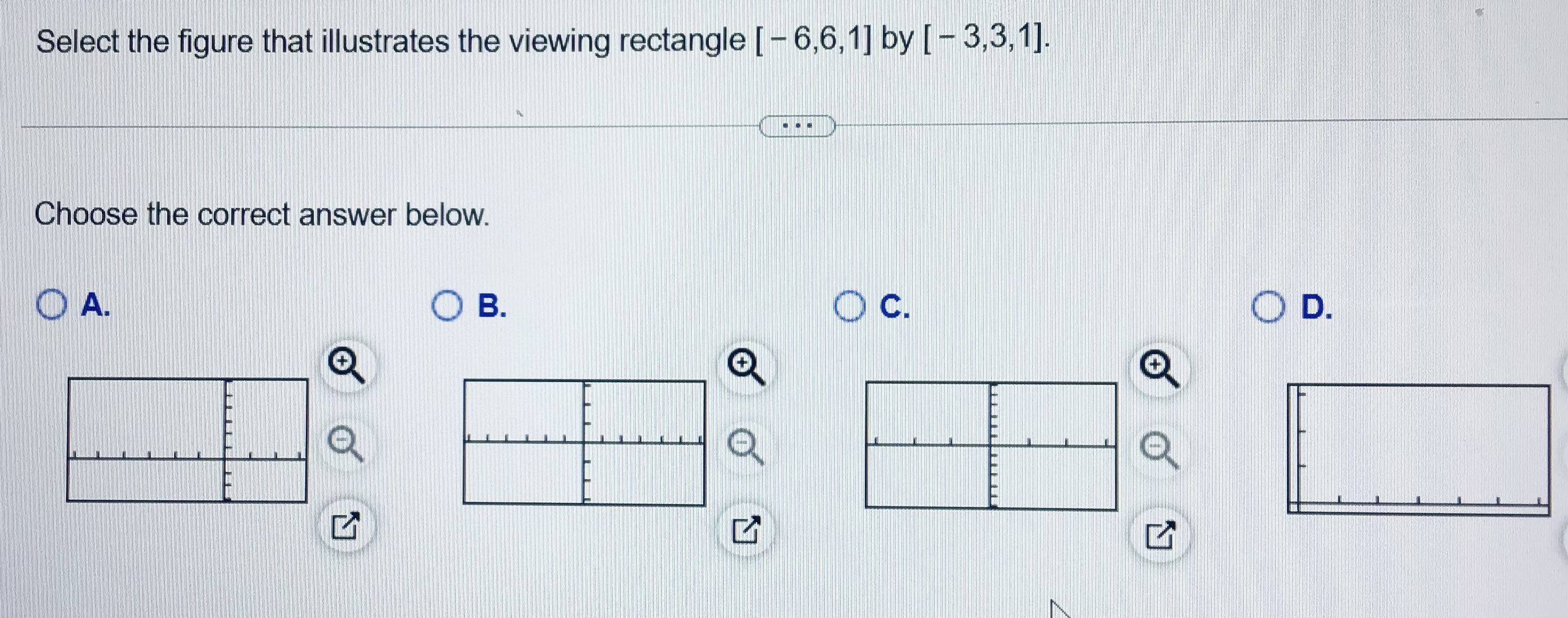 Solved Select the figure that illustrates the viewing | Chegg.com