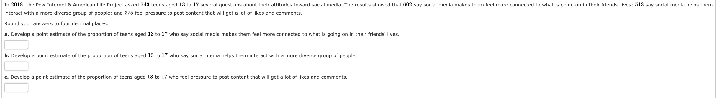 Solved eract with a more diverse group of people; and 275 | Chegg.com