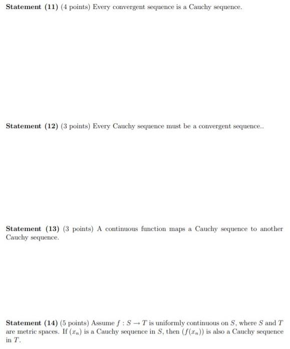 Solved Please answer ALL Statements. Provide a | Chegg.com