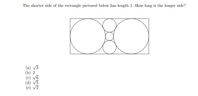 Solved The shorter side of the rectangle pictured below has | Chegg.com