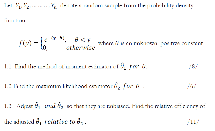 Solved (Wackerly et. al, Mathematical Statistics | Chegg.com