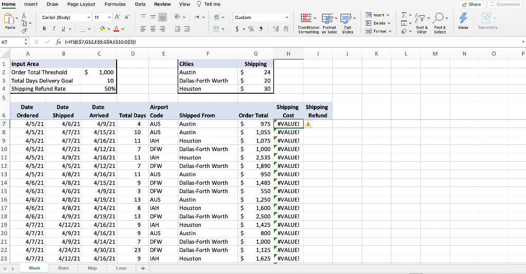 Solved I need help with my excel class So i need help with | Chegg.com