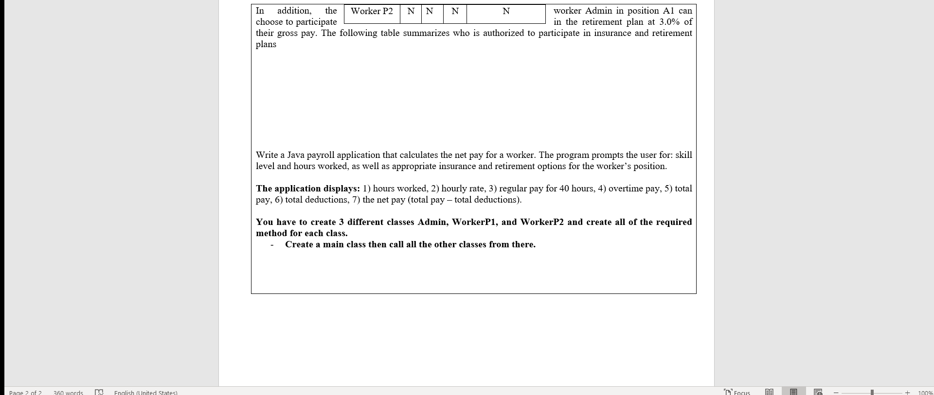 Write a java program that shall solve the | Chegg.com