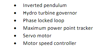 Solved - Inverted pendulum - Hydro turbine governor - Phase | Chegg.com