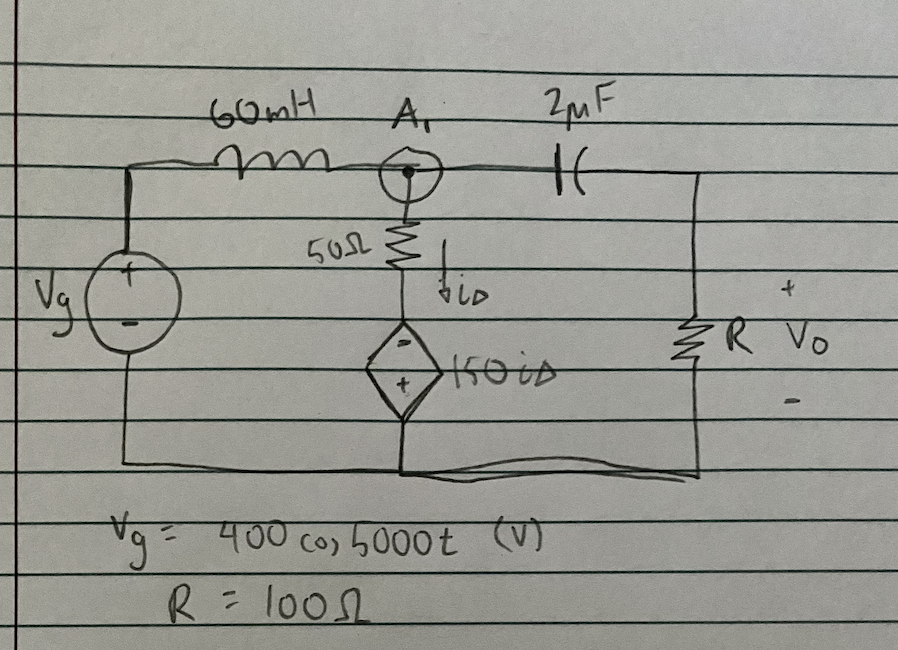 Solved Which is the correct impedance of the capacitor in | Chegg.com