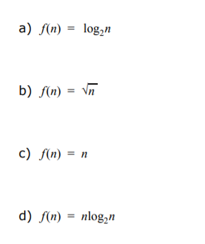 Solved Determine the largest size n of a problem that can be | Chegg.com