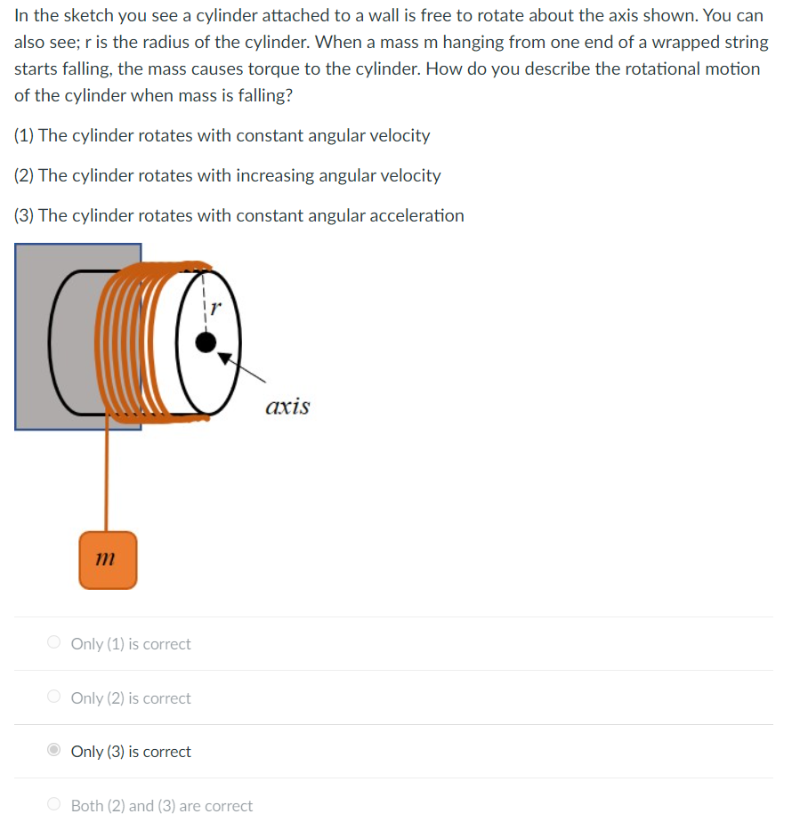 Solved In the sketch you see a cylinder attached to a wall | Chegg.com