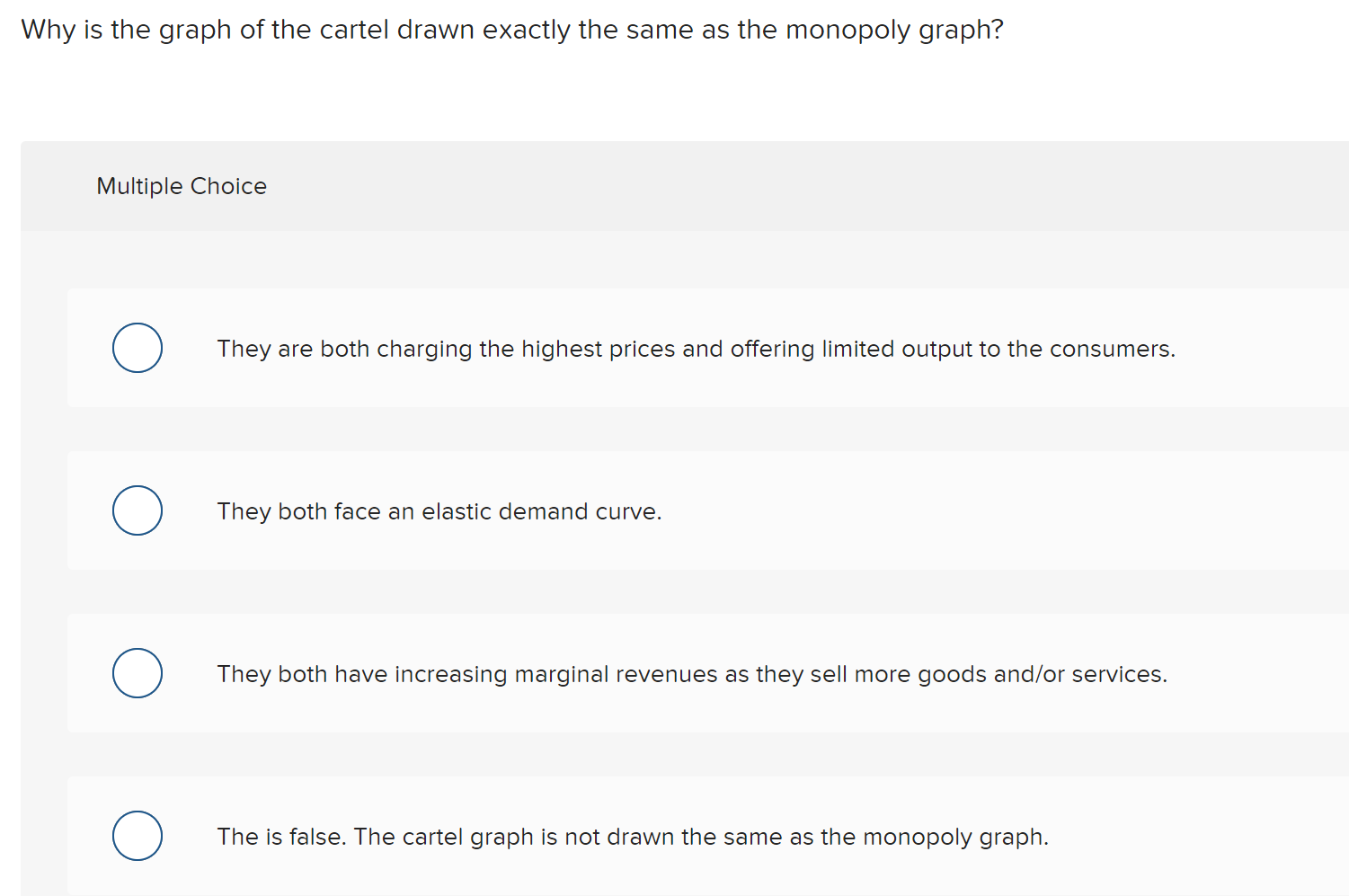 Solved Why is the graph of the cartel drawn exactly the same | Chegg.com