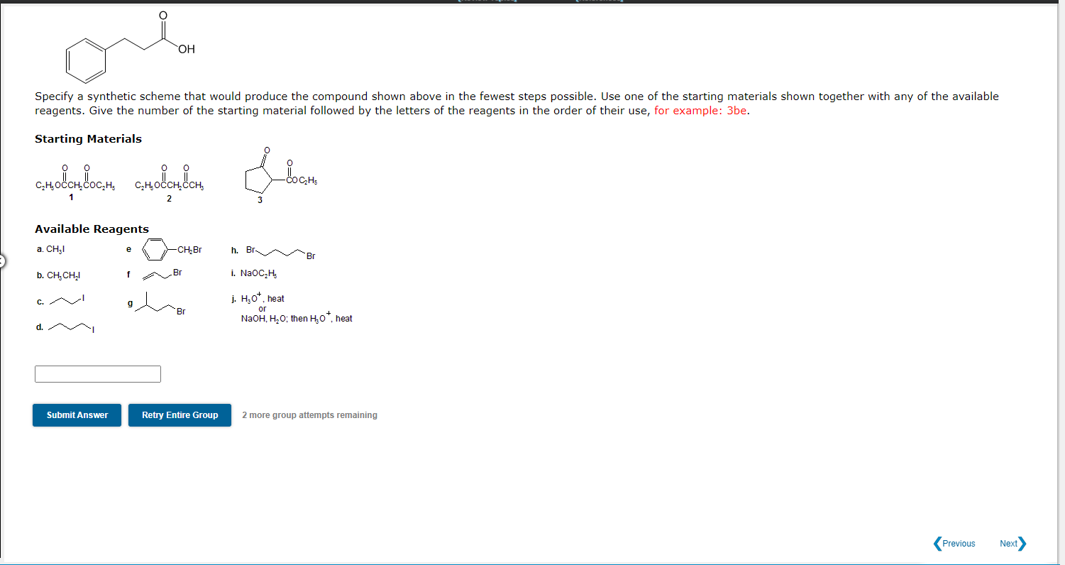 Solved Specify A Synthetic Scheme That Would Produce The 