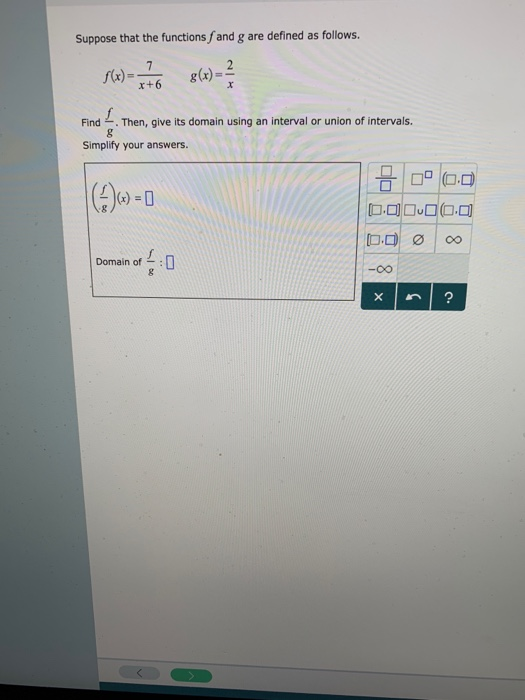 Solved Suppose that the functions fand g are defined as | Chegg.com