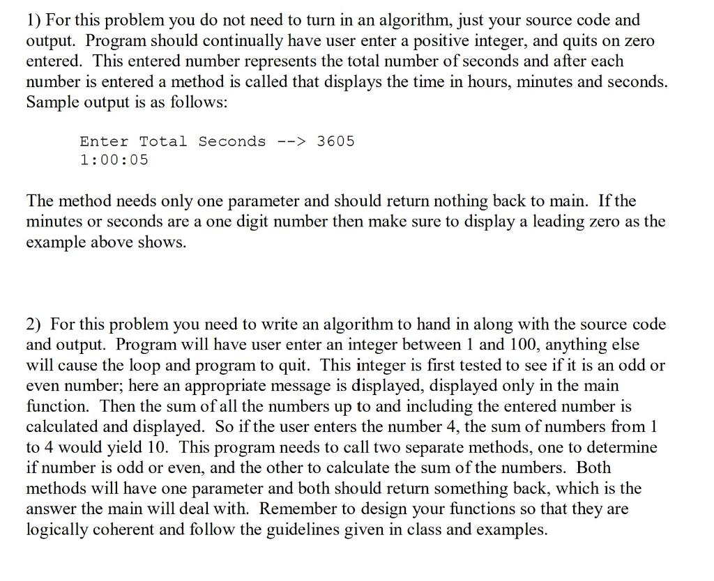 Solved How should I interpret Problem 2? I think that I | Chegg.com