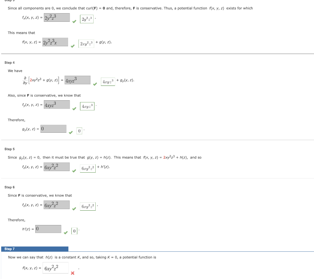 Solved Find a function f such that F = ∇f. F(x, y, z) = | Chegg.com Solved Find a function f such that F = ∇f. F(x, y, z) = | Chegg.com