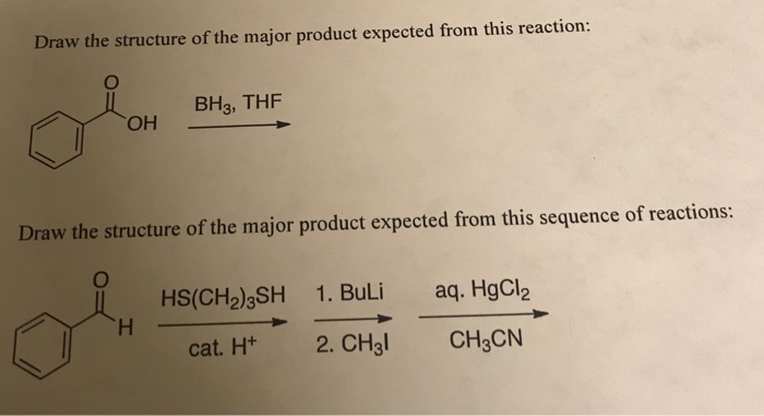 Solved Dwth trucure of thorrodc pecteri BH3, THF Draw the | Chegg.com