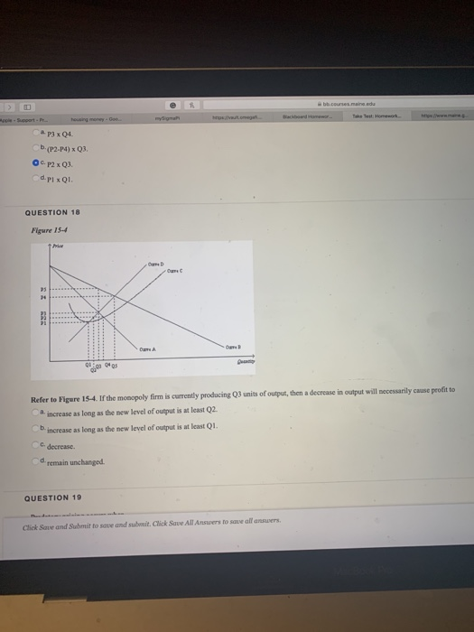 Solved a p3 x Q4. b (P2-P4) xQ3 Ос.P2 x Q3. QUESTION 18 | Chegg.com