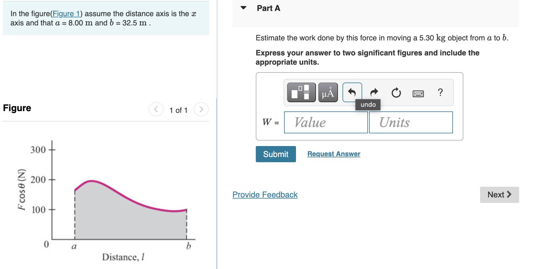 Solved In the figure (Figure 1) assume the distance axis is | Chegg.com
