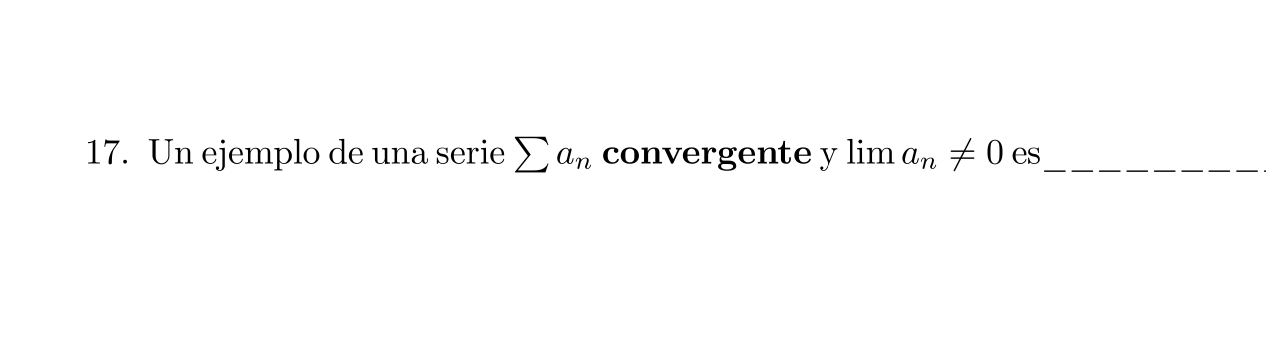 An example of a series ... convergent and limit .... | Chegg.com