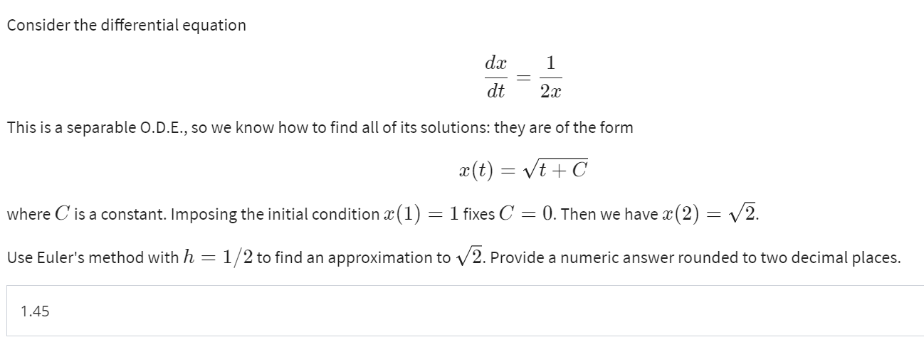 Solved Part 1: Part 2 (question): Recall the fourth order | Chegg.com