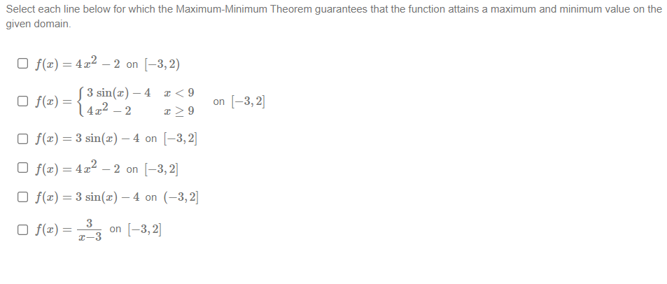 Solved Select each line below for which the Maximum-Minimum | Chegg.com