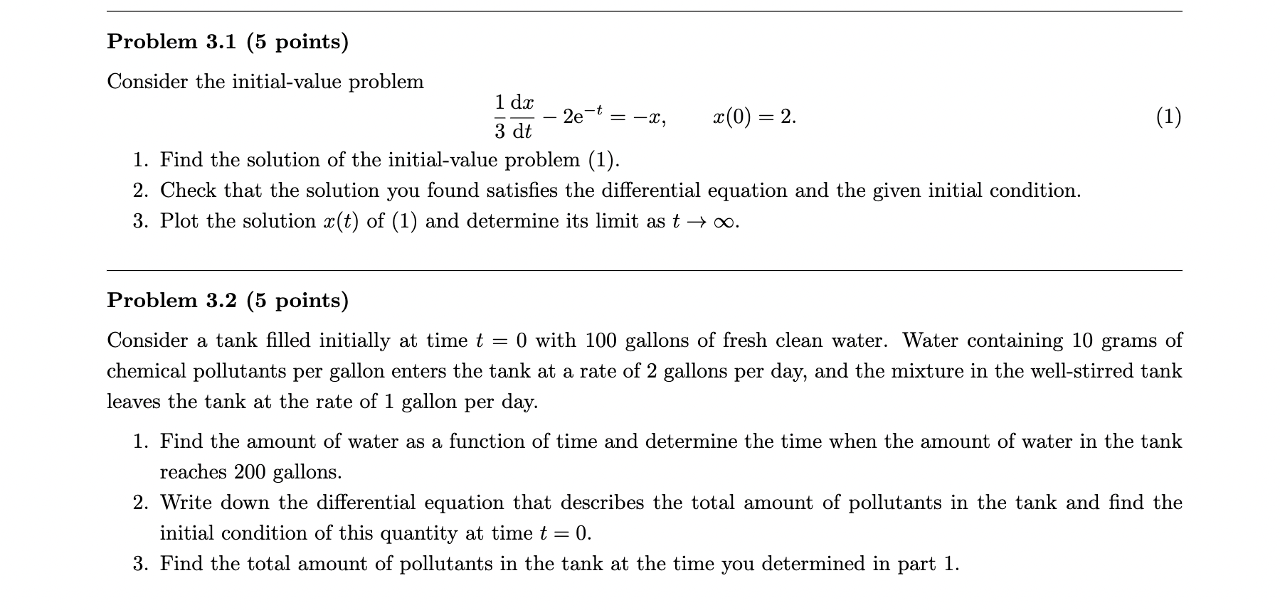 Solved Consider the initial-value problem 31 | Chegg.com