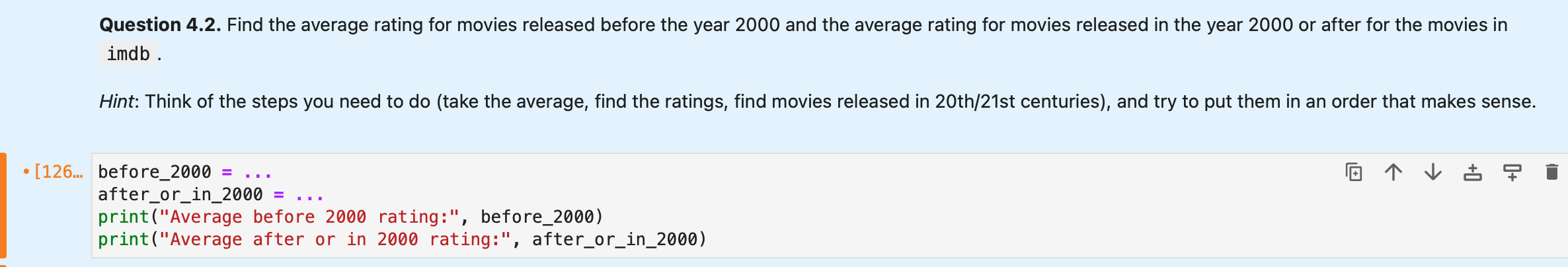 Solved name population_rounded. Your code should be very | Chegg.com