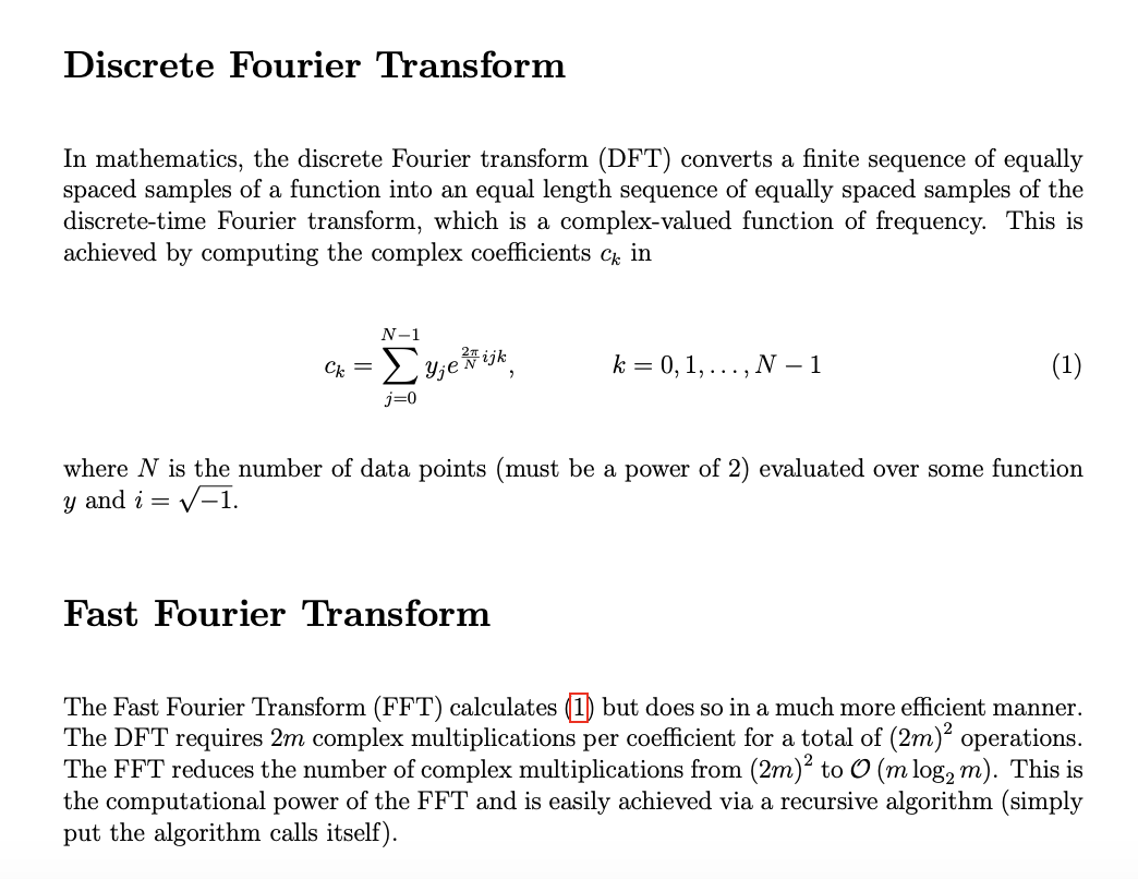 In mathematics, the discrete Fourier transform (DFT) | Chegg.com