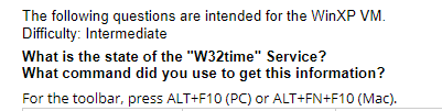 Solved The following questions are intended for the WinXP | Chegg.com