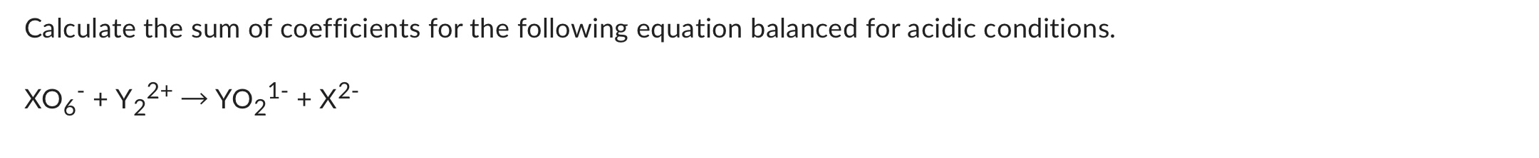 Solved Calculate the sum of coefficients for the following | Chegg.com