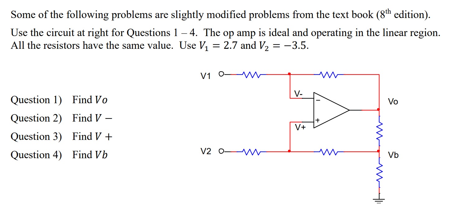 Solved Some of the following problems are slightly modified | Chegg.com