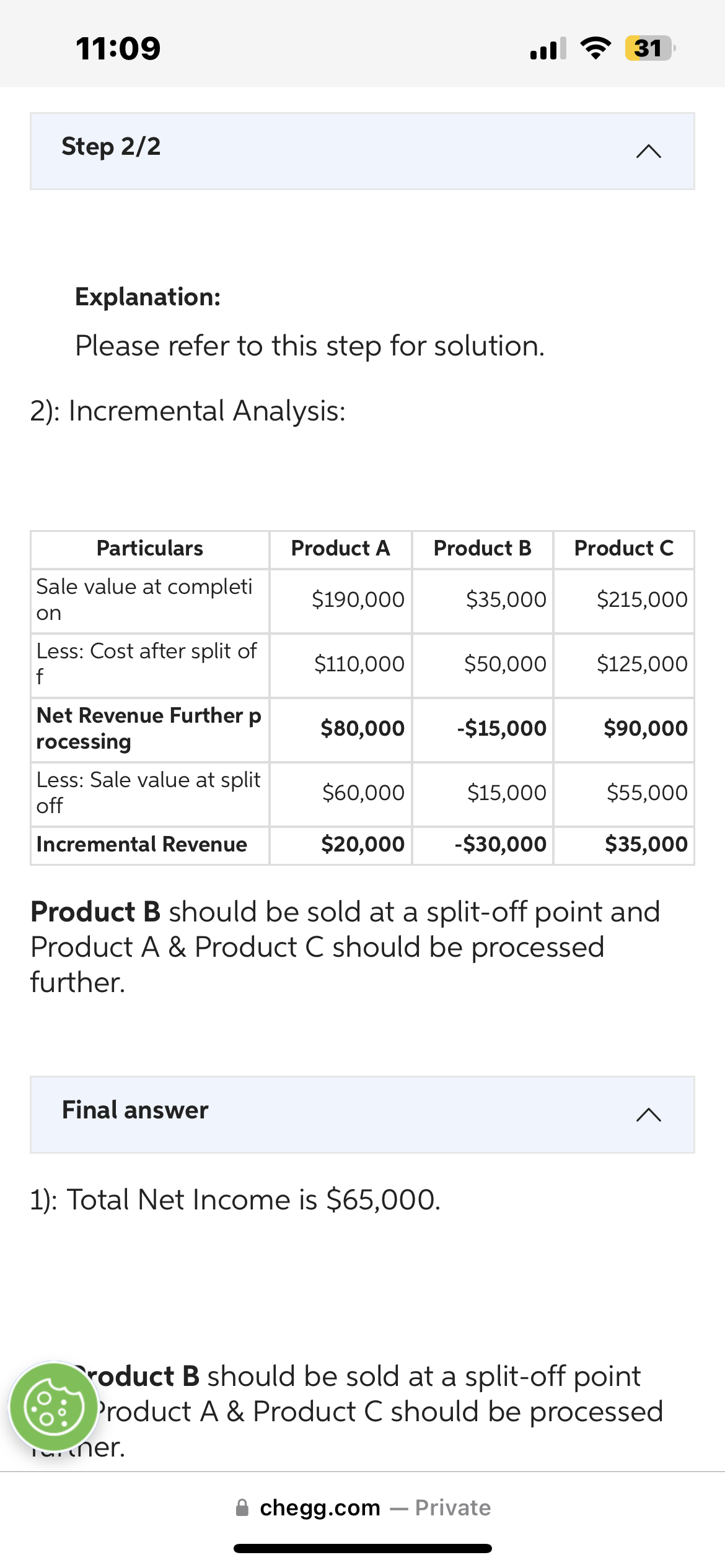Solved I submitted chapter 7 part 1 and it was solved | Chegg.com