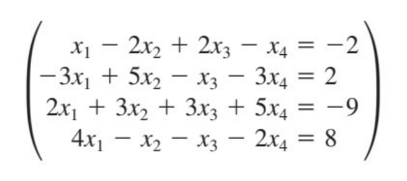 Solved Simultaneous Linear Equations ( USING INVERSE OF | Chegg.com