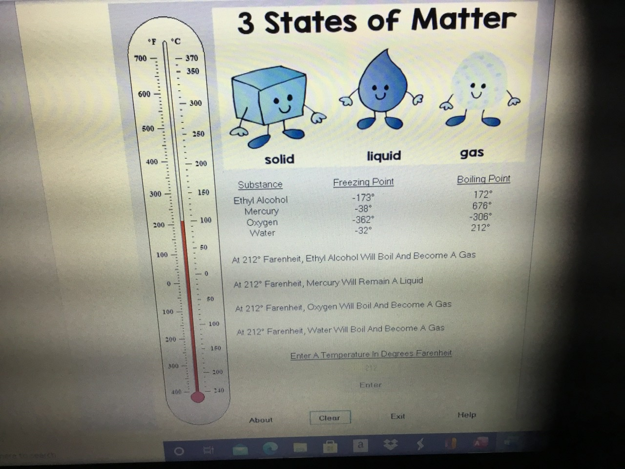 Create A Freezing Boiling Points Program Similar To 