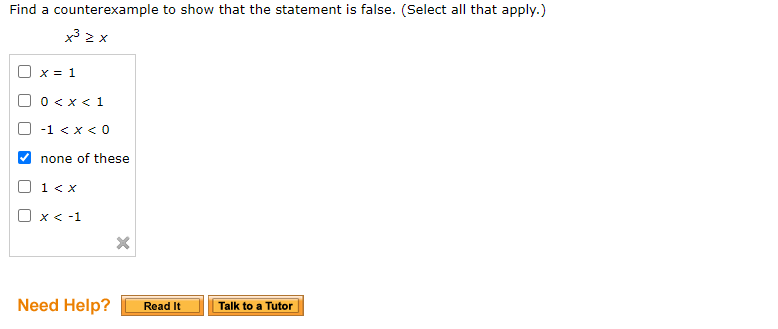 Solved Find A Counterexample To Show That The Statement Is 