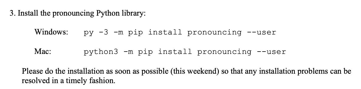 Setup: 1. Install the NLTK Python library: Windows: | Chegg.com