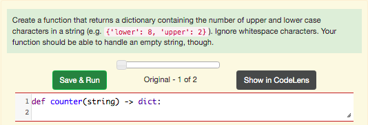 Solved Create a function that returns a dictionary | Chegg.com