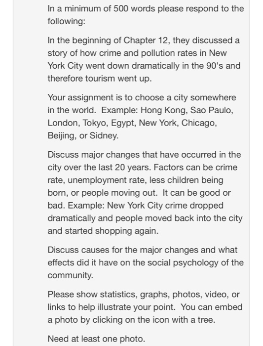 Solved In a minimum of 500 words please respond to the | Chegg.com