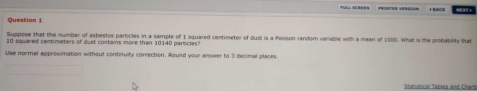 Solved FULL SCREEN PRINTER VERSION BACK NEXT Question 1 | Chegg.com