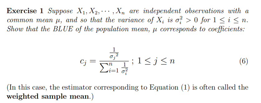 Solved Exercise 1 Suppose X1, X2, ... , Xn are independent | Chegg.com Solved Exercise 1 Suppose X1, X2, ... , Xn are independent | Chegg.com