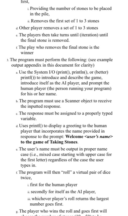 Solved Project outcomes: Develop a Java program that: .reads | Chegg.com