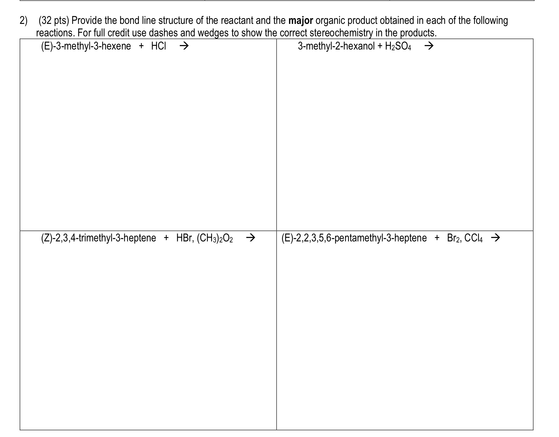 Solved Provide the bond line structure of the reactant and | Chegg.com