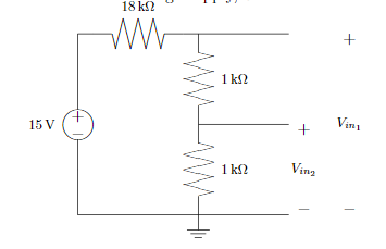 Solved Solve for Input Voltage 1 and Input voltage 2 using | Chegg.com